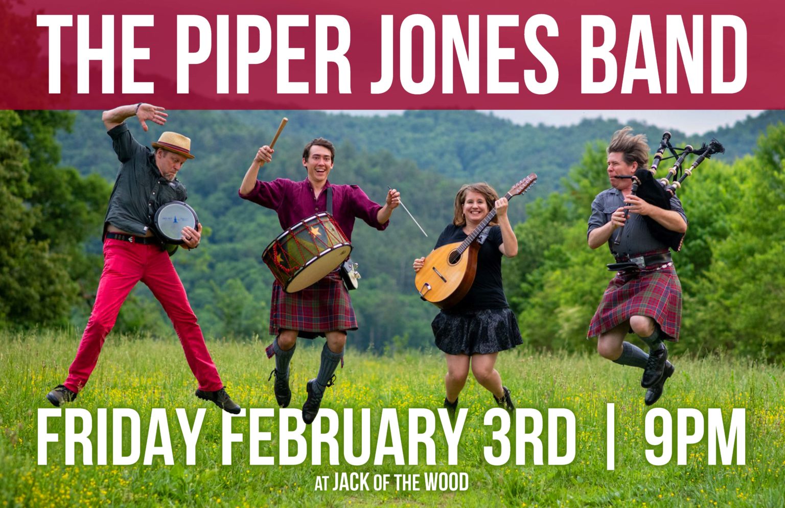 The Piper Jones Band - Jack of the Wood Pub - Asheville, NC