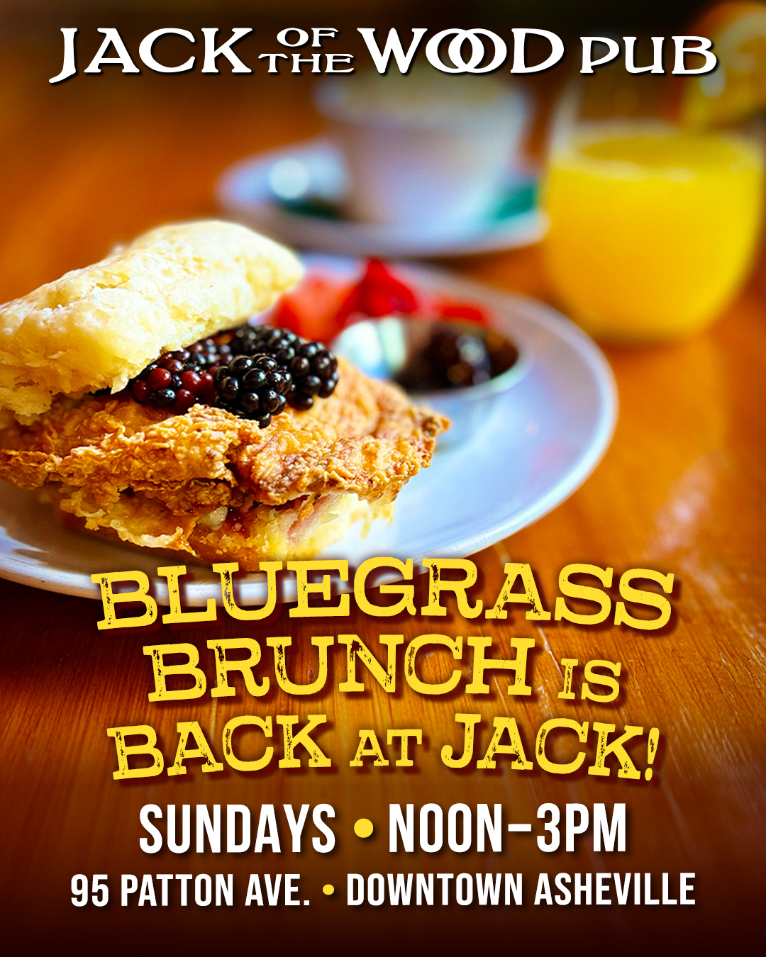BLUEGRASS BRUNCH - Jack of the Wood Pub - Asheville, NC